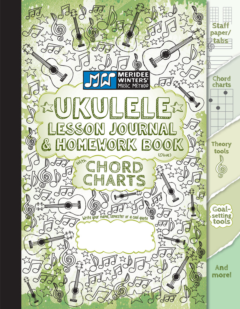 Ukulele Lesson Journal & Homework Book – Meridee Winters Music Method