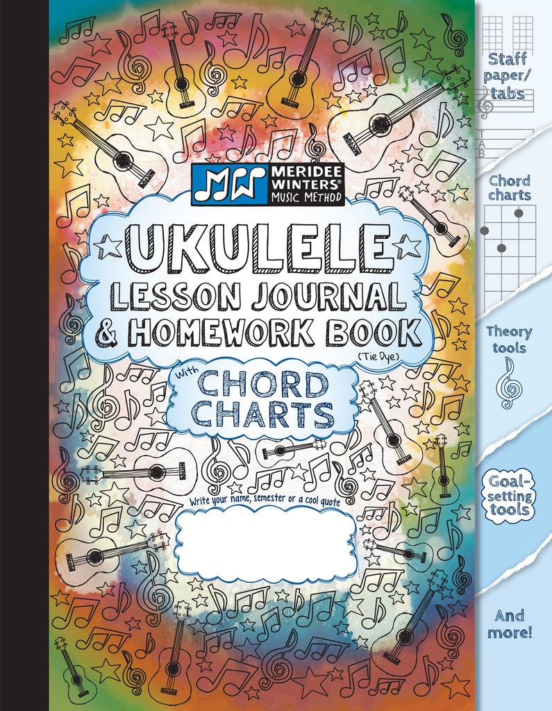 Ukulele Lesson Journal & Homework Book – Meridee Winters Music Method