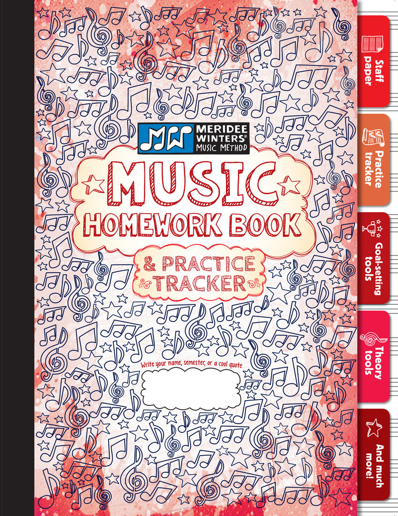 Music Homework Book & Practice Tracker – Meridee Winters Music Method